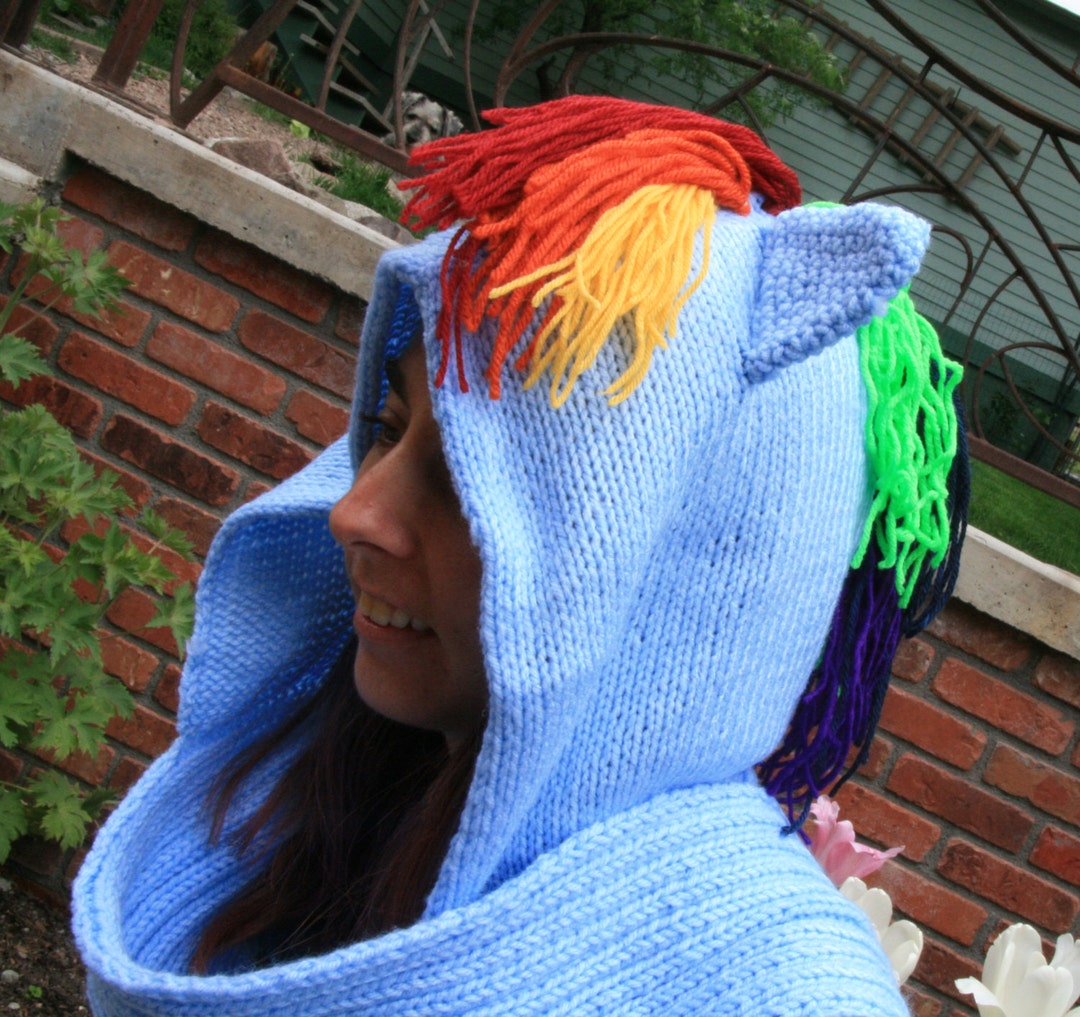 My Little Pony Hooded Scarf Schoodie My Little Pony Magic Mane Hooded ...