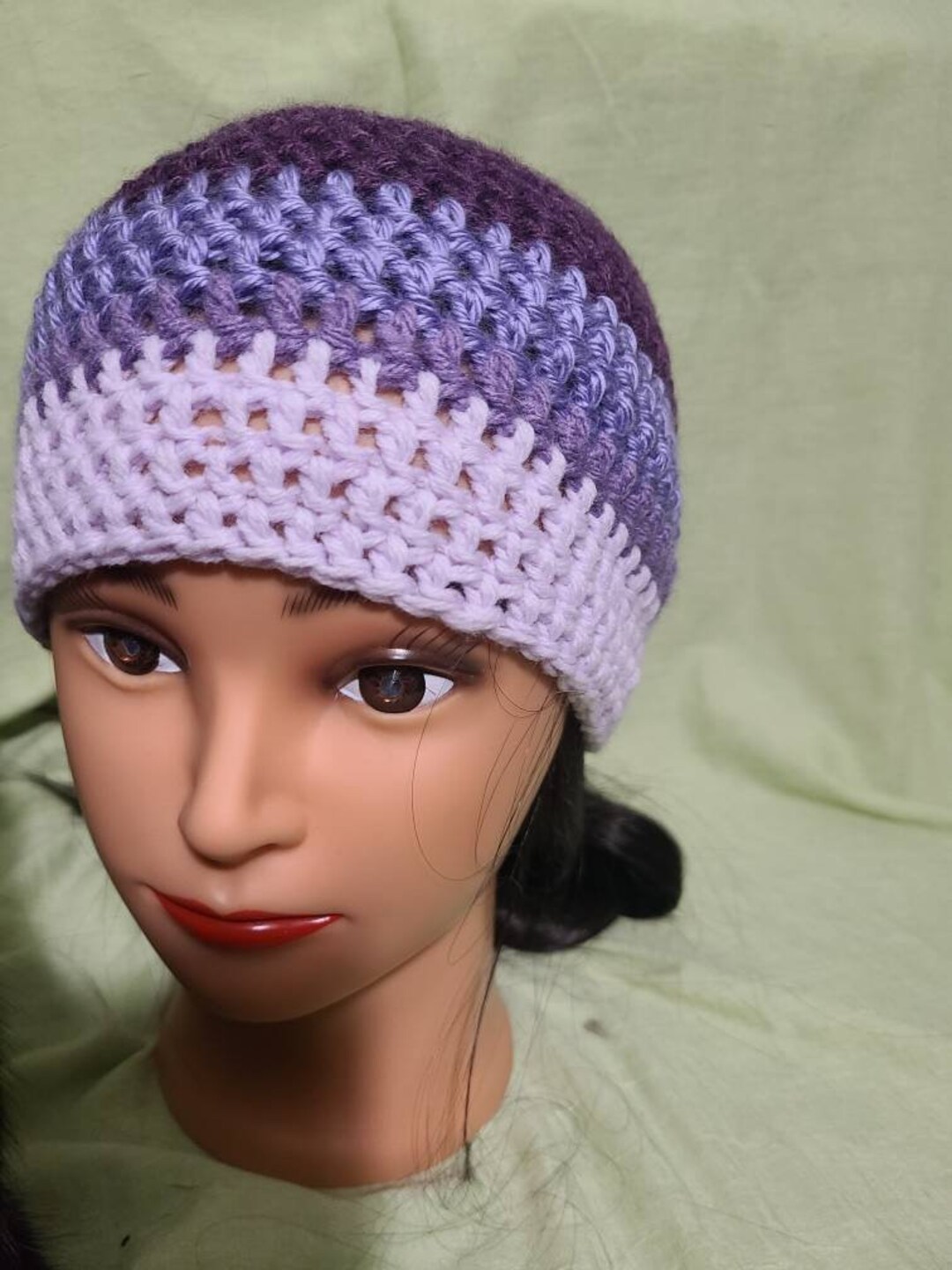 Sombrero Morado Bicolor De Colores Brillantes - Etsy España