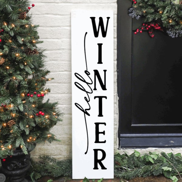 Winter Porch Signs - Etsy