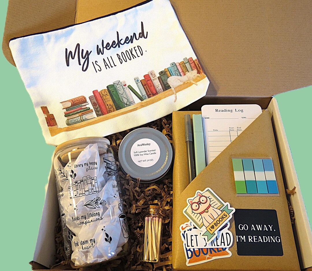 Surprise Book Gift Box, Birthday Gift, Gifts for Her, Bookworm Surprise ...