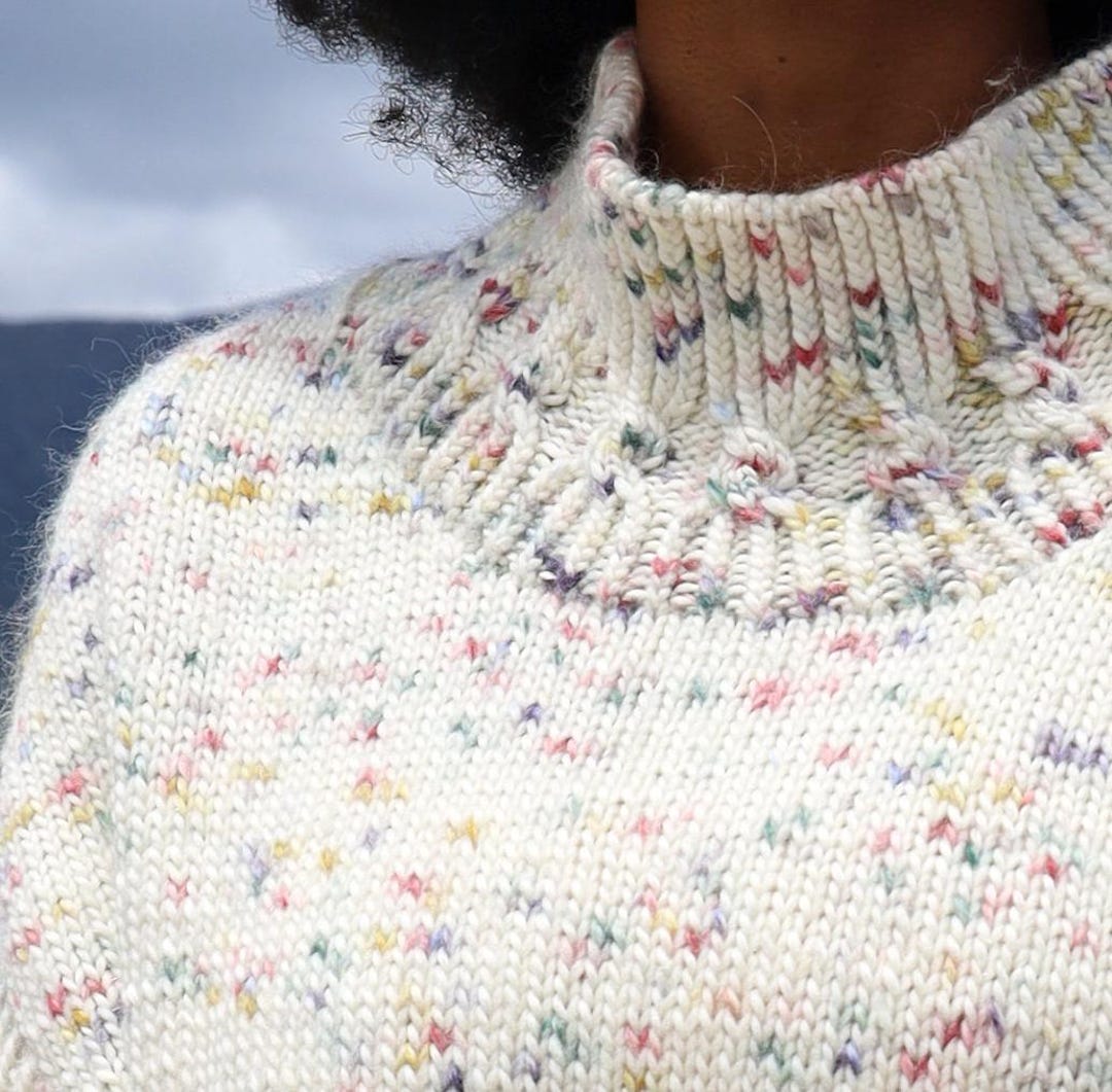 Jacaranda Slipover - KNITTING PATTERN - PDF - Etsy