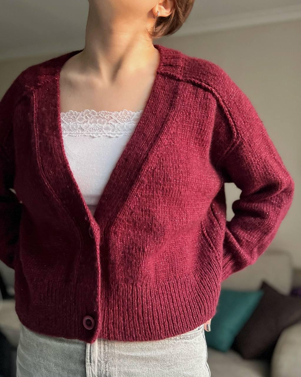 Vogue Cardigan - KNITTING PATTERN - PDF - Etsy