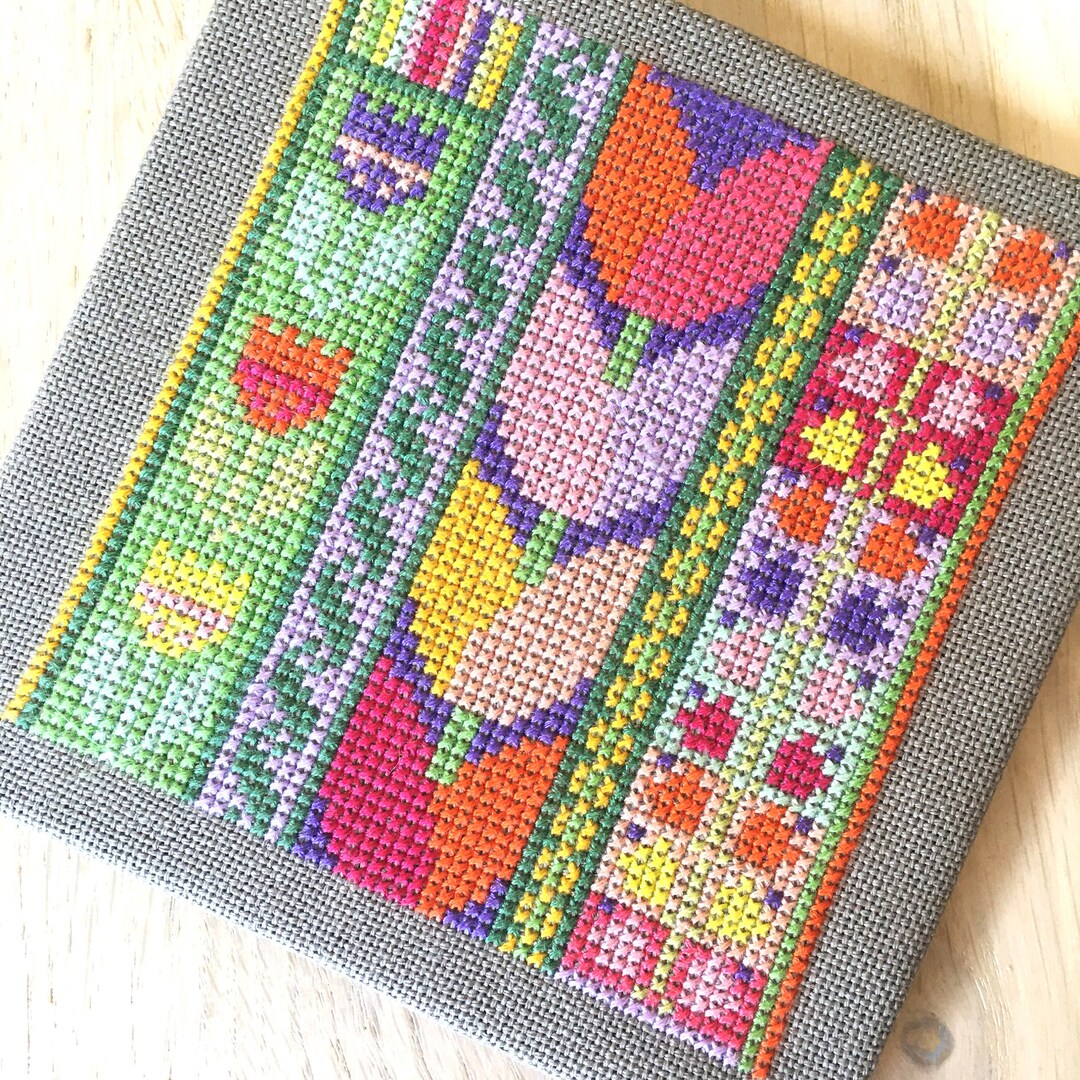 Cross Stitch Pattern, Tulip, Dutch, Retro, Folklore, Colour, Embroidery ...