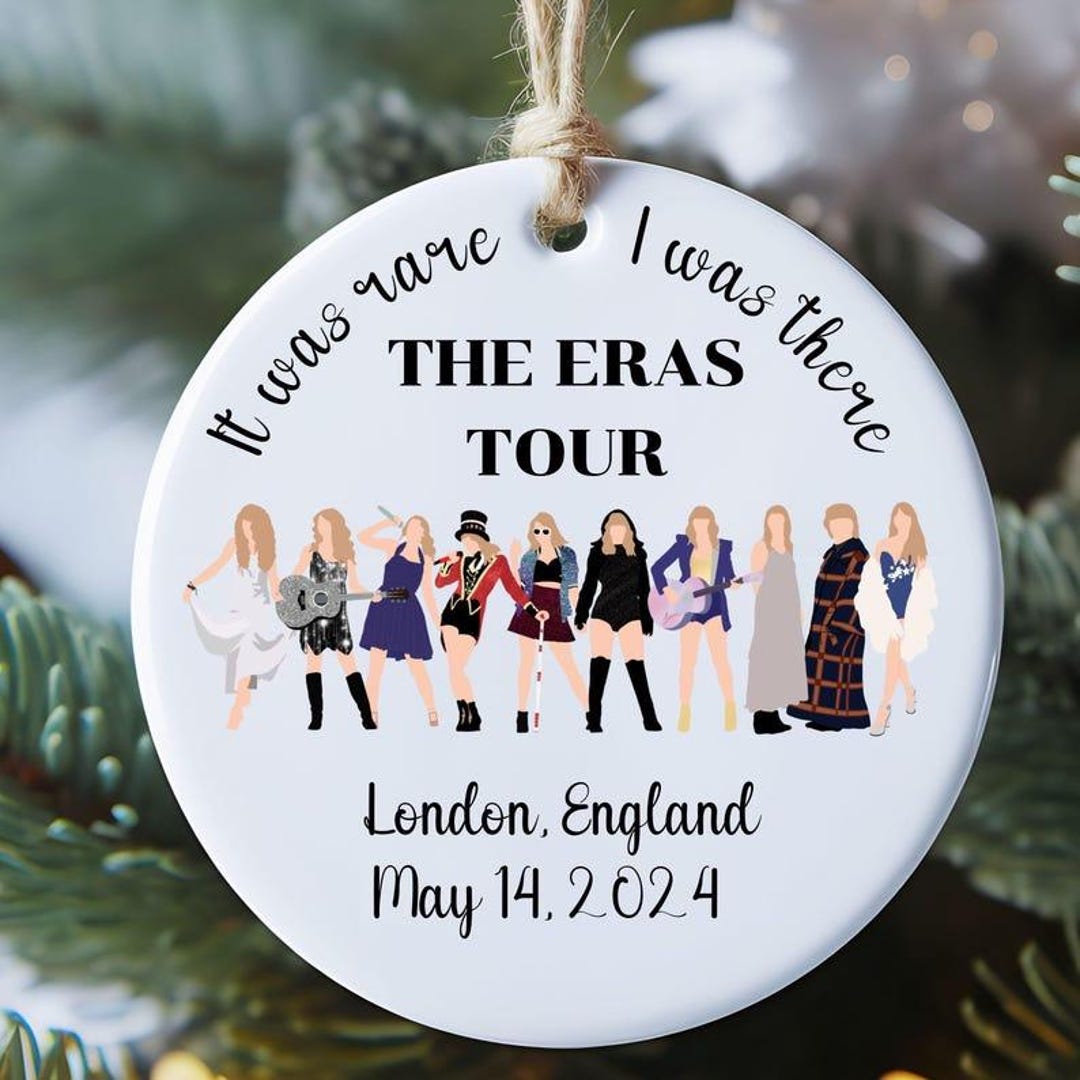 The Eras Tour Personalized Ornament, Custom Tayvis Ornament ...