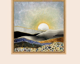 Sunrise painting | Etsy