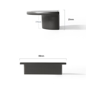 Semicircle Handle Furniture Cabinet Pull Half Moon Pull Closet - Etsy