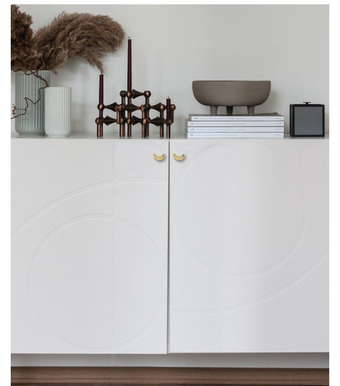 Brass Moon Knob Moon Golden Pull Wardrobe Drawer Knob Kitchen - Etsy