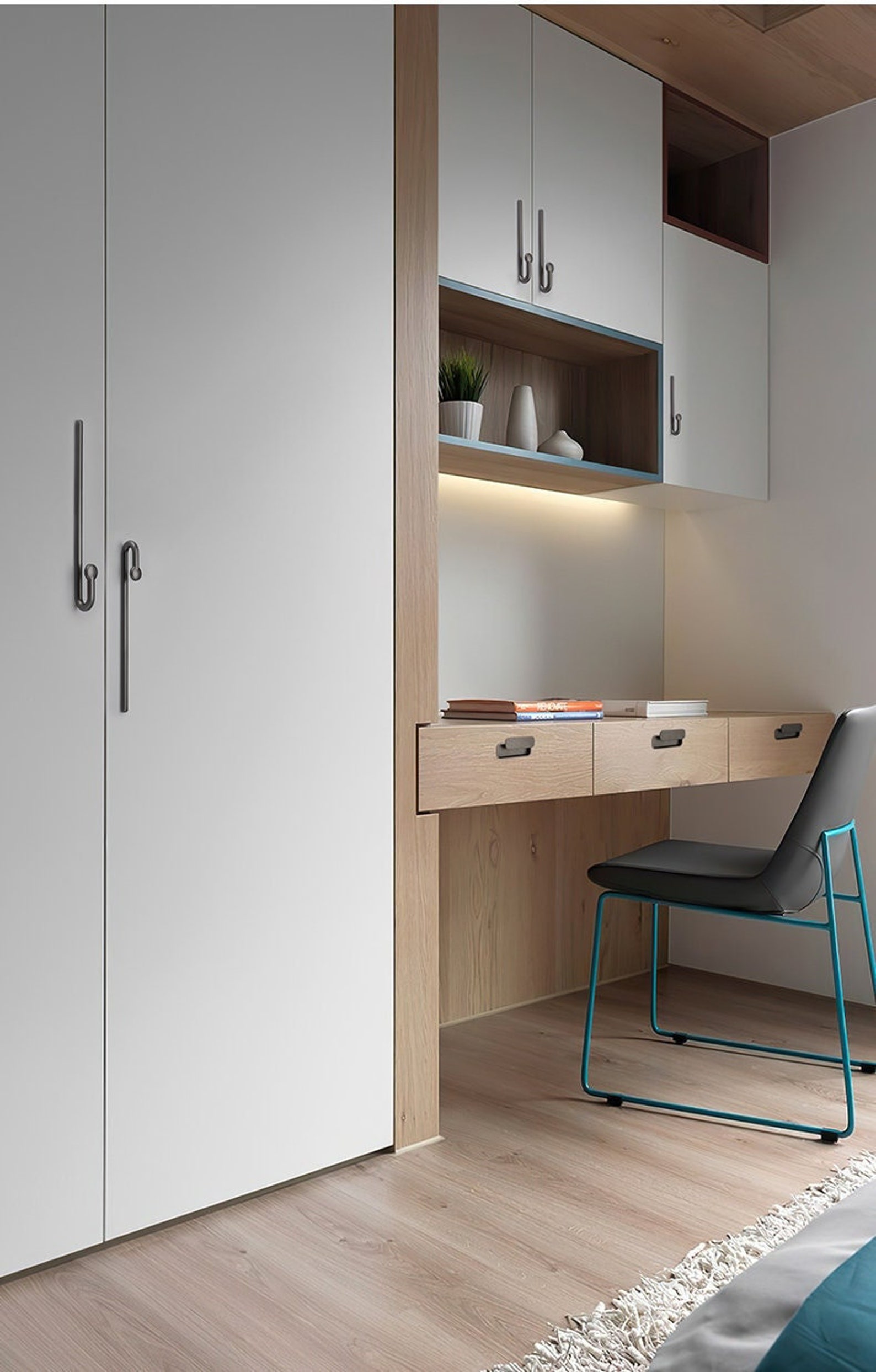 Gray Handle Creative Handle Furniture Pull Hotel Room - Etsy