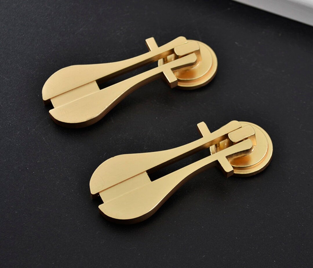 Pipa Gold Pull Gold Knob Furniture Cabinet Pull Wardrobe - Etsy