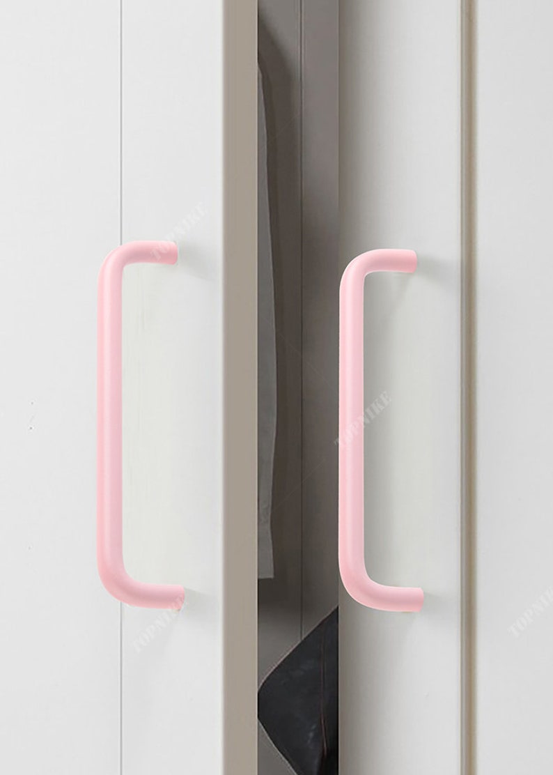 Furniture Handle Wardrobe Pink Handle Closet Door Green Pull Cabinet ...