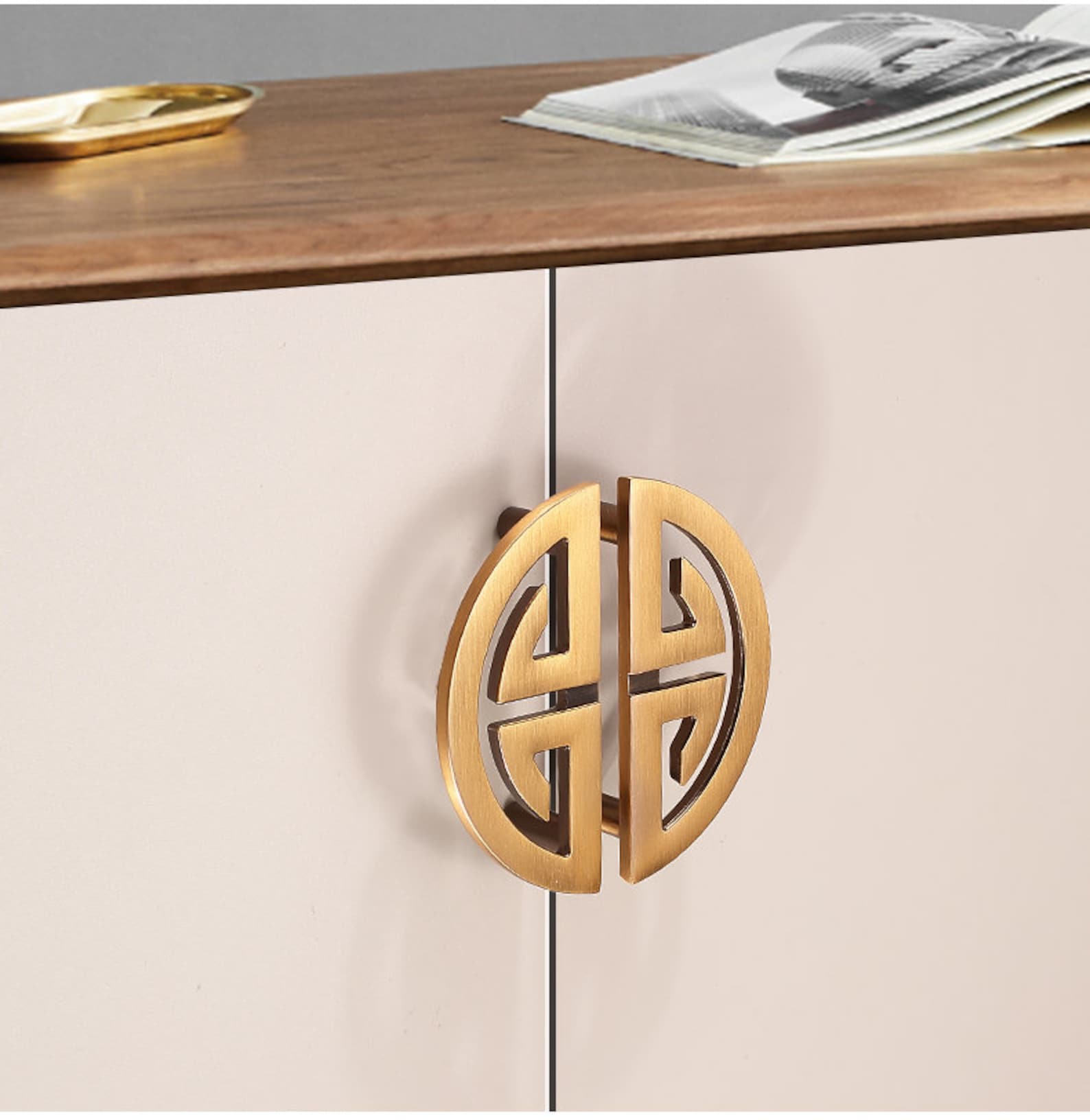 Half Moon Handle Furniture Drawer Pulls Cabinet Gold Handle Furniture ...