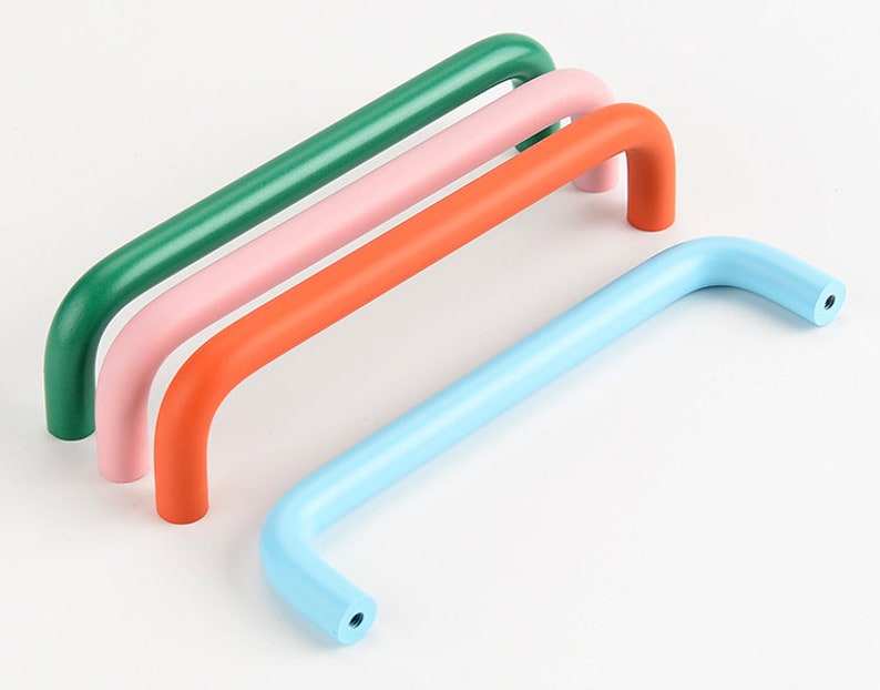Furniture Handle Wardrobe Pink Handle Closet Door Green Pull Cabinet ...
