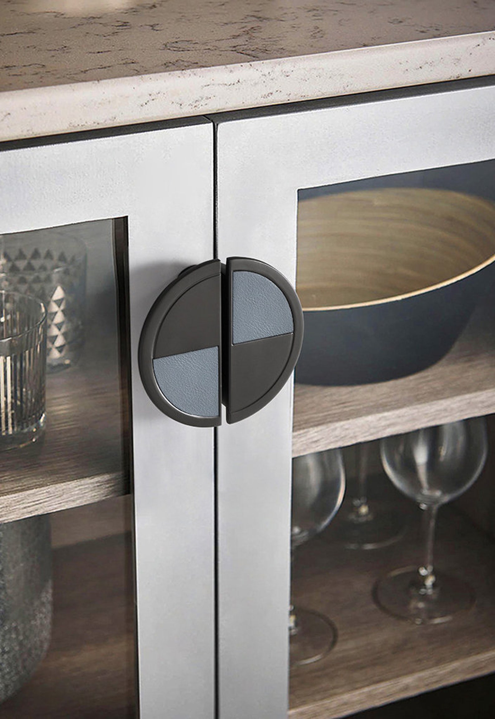 Semicircle Handle Furniture Cabinet Pull Half Moon Pull Closet - Etsy