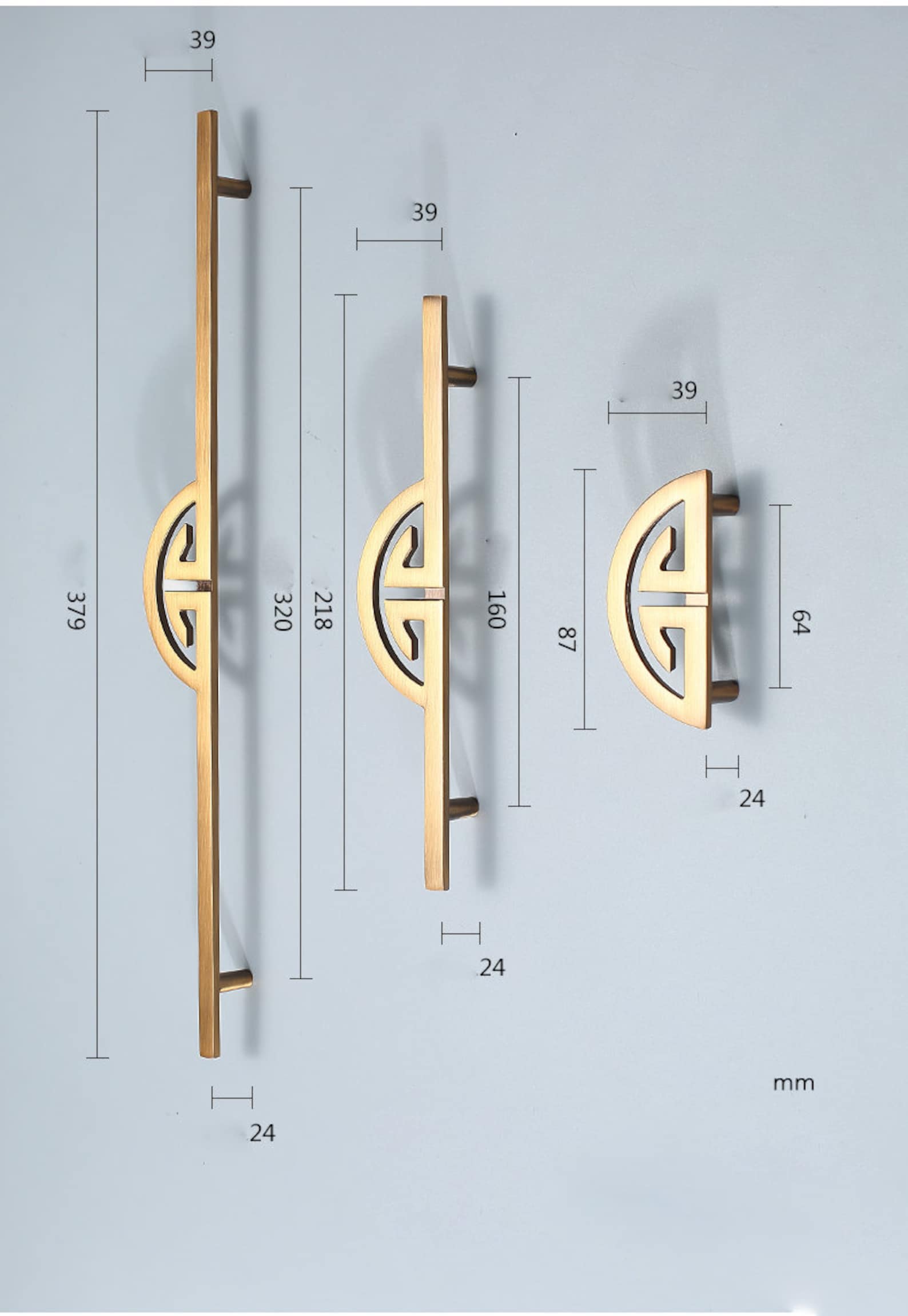Half Moon Handle Furniture Drawer Pulls Cabinet Gold Handle Furniture ...