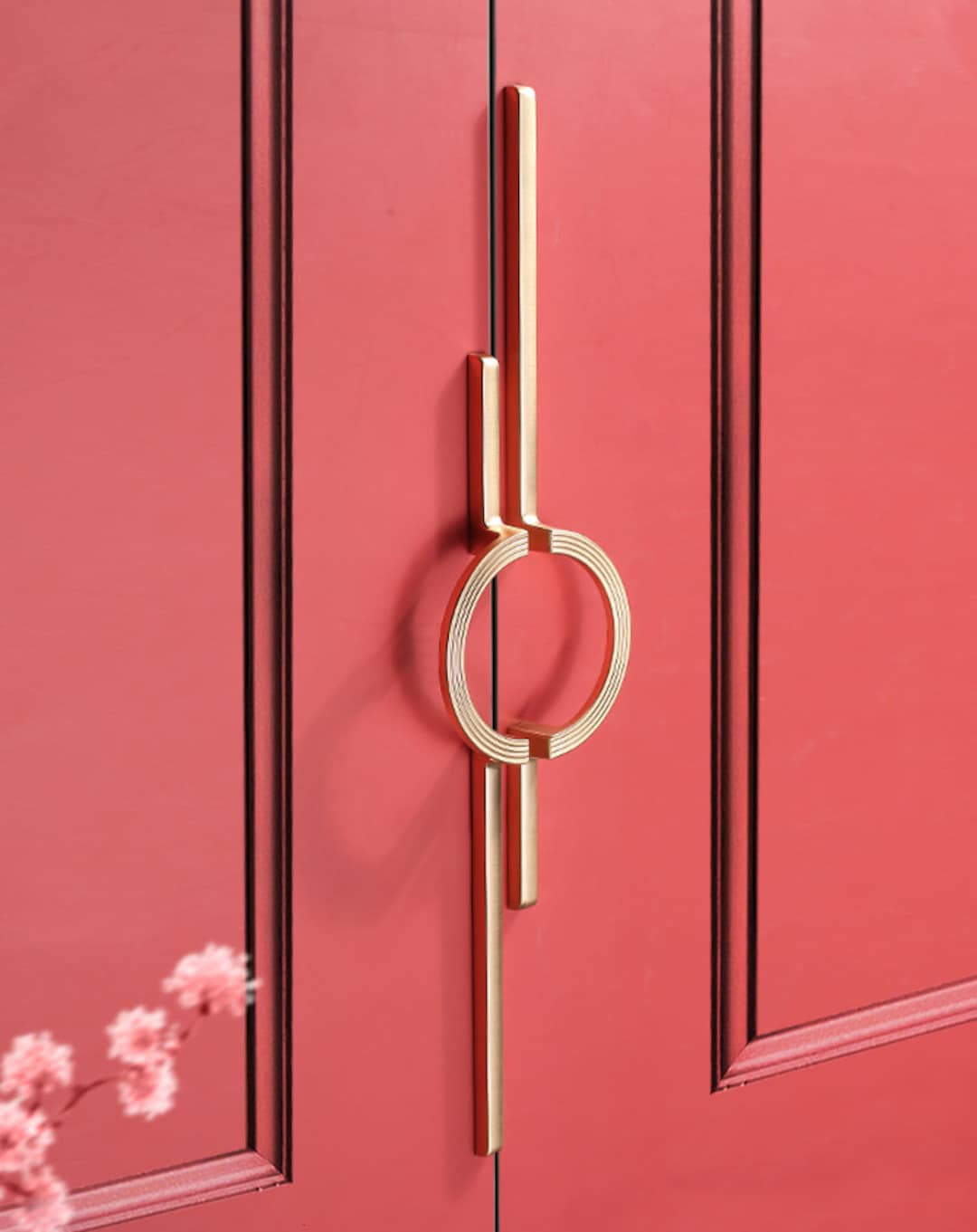 Semicircle Handle Furniture Cabinet Pull Drawer Gold Handle Closet Door ...