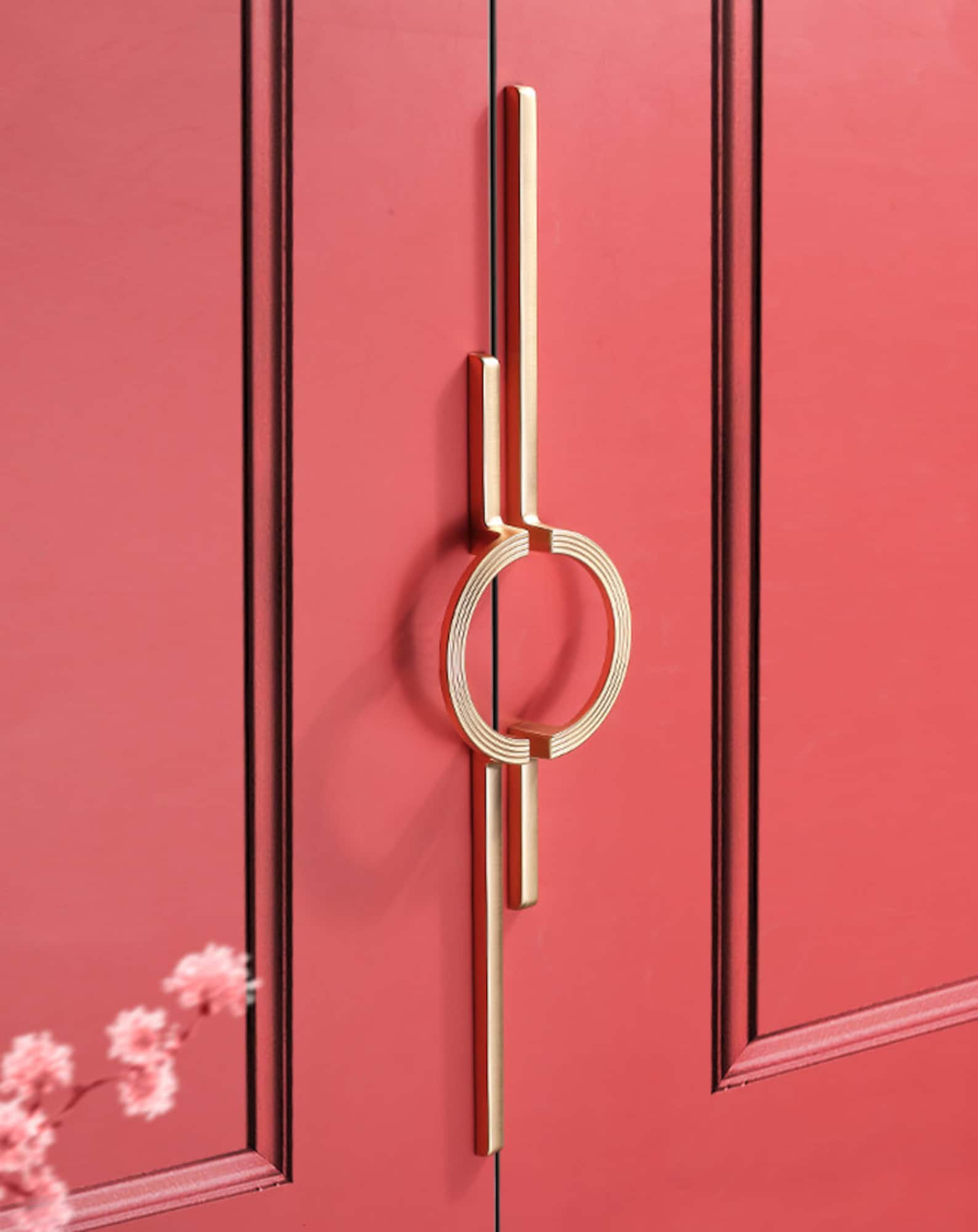 Semicircle Handle Furniture Cabinet Pull Drawer Gold Handle Closet Door ...
