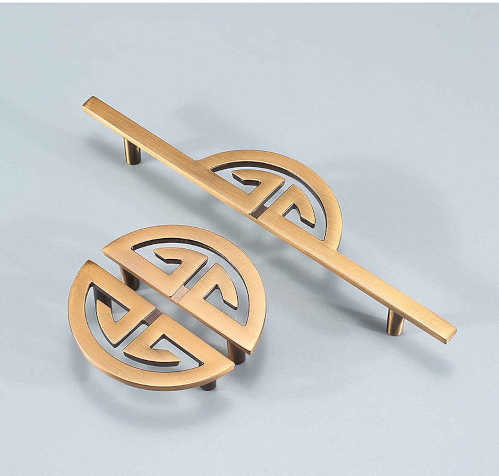 Half Moon Handle Furniture Drawer Pulls Cabinet Gold Handle Furniture ...