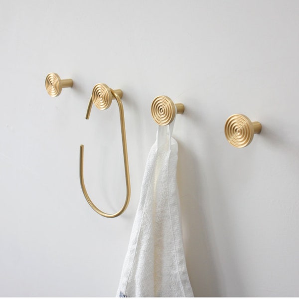 Solid Brass Hooks - Etsy
