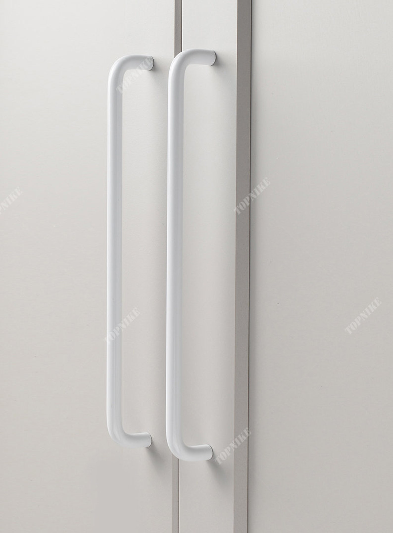 Furniture White Pull Wardrobe Handle Closet Cabinet Curved - Etsy