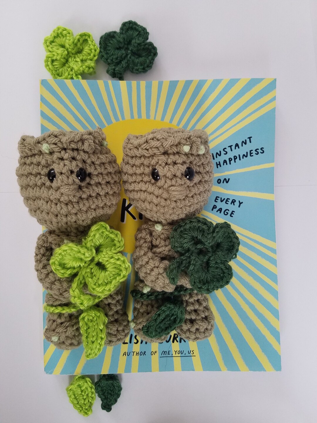 Baby Groot Inspired Amigurumi / Crochet Plushie and Two Bookmarks / St ...