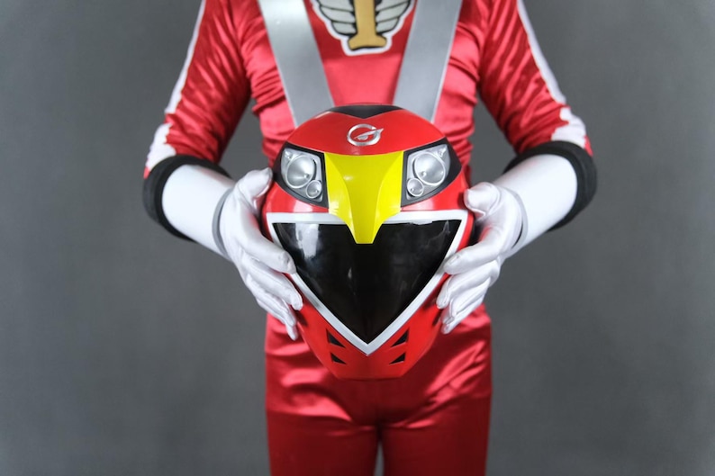 Power Rangers RPM Operator Series Red Full Set Cosplay Costume Custom ...