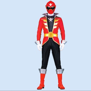 Super Megaforce Ranger Red Troy Burrows Full Set Cosplay Costume Custom ...