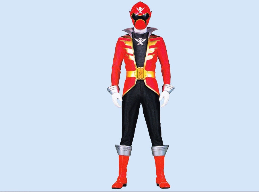 Super Megaforce Ranger Red Troy Burrows Full Set Cosplay Costume Custom ...