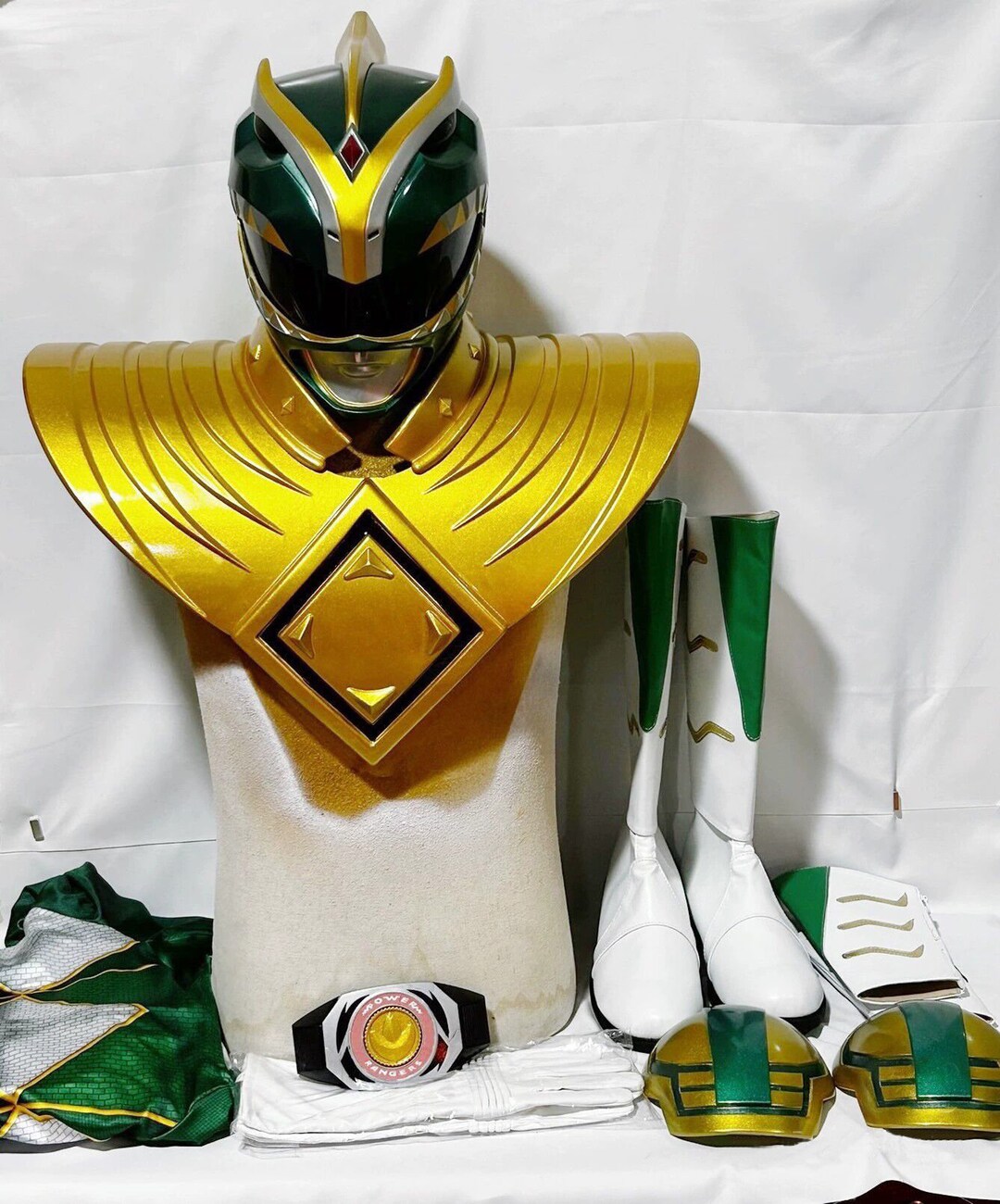 MMPR Green Ranger Tommy Oliver Cosplay Costume Full Set - Etsy