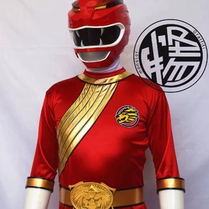 Red Wild Force Ranger Full Set Cosplay Costume Custom-made - Etsy
