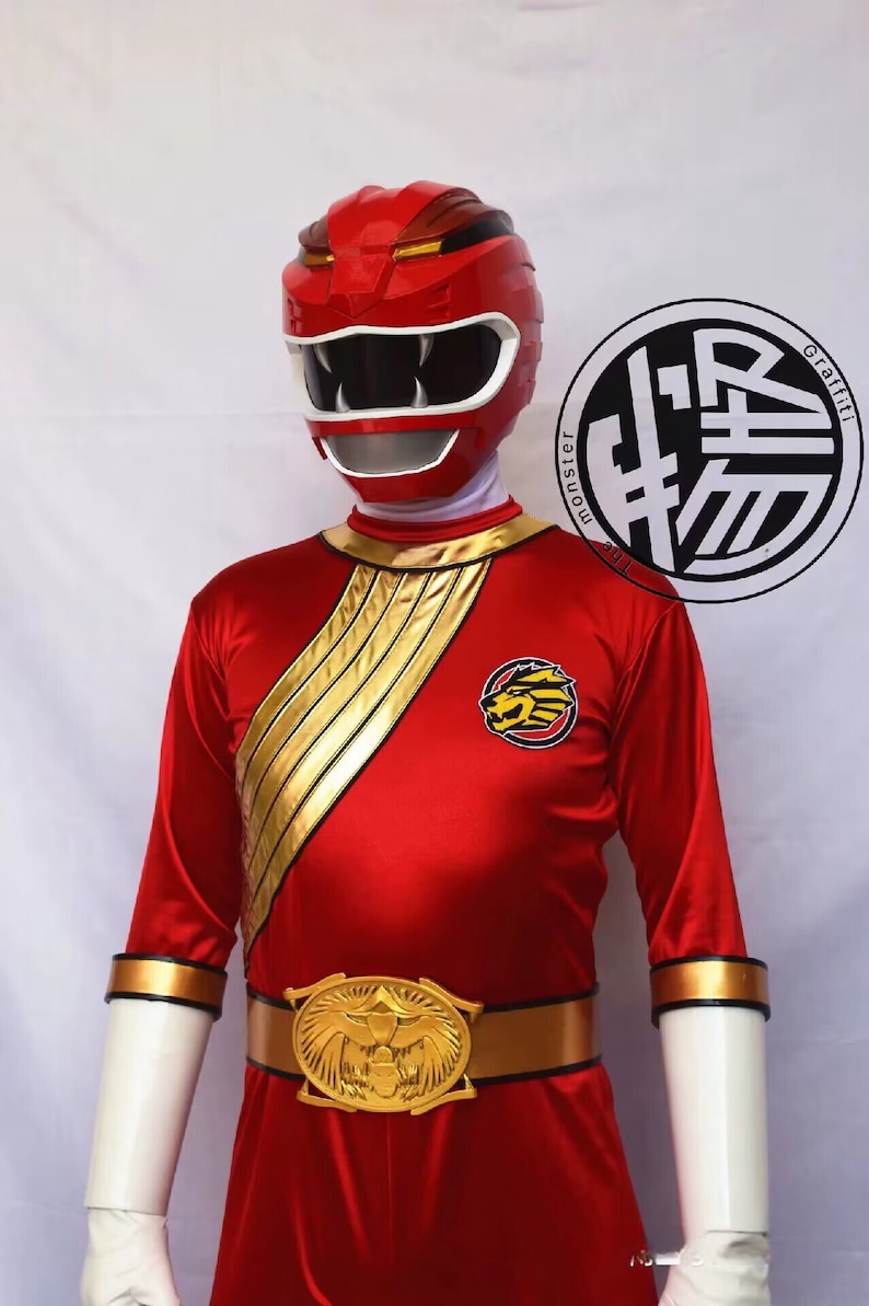 Red Wild Force Ranger Full Set Cosplay Costume Custom-made - Etsy
