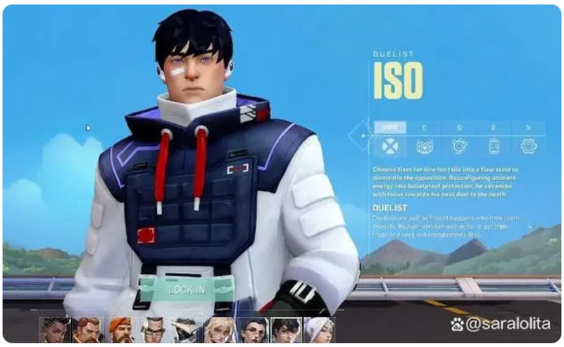 VALORANT Iso Cosplay Costume Custom-made - Etsy