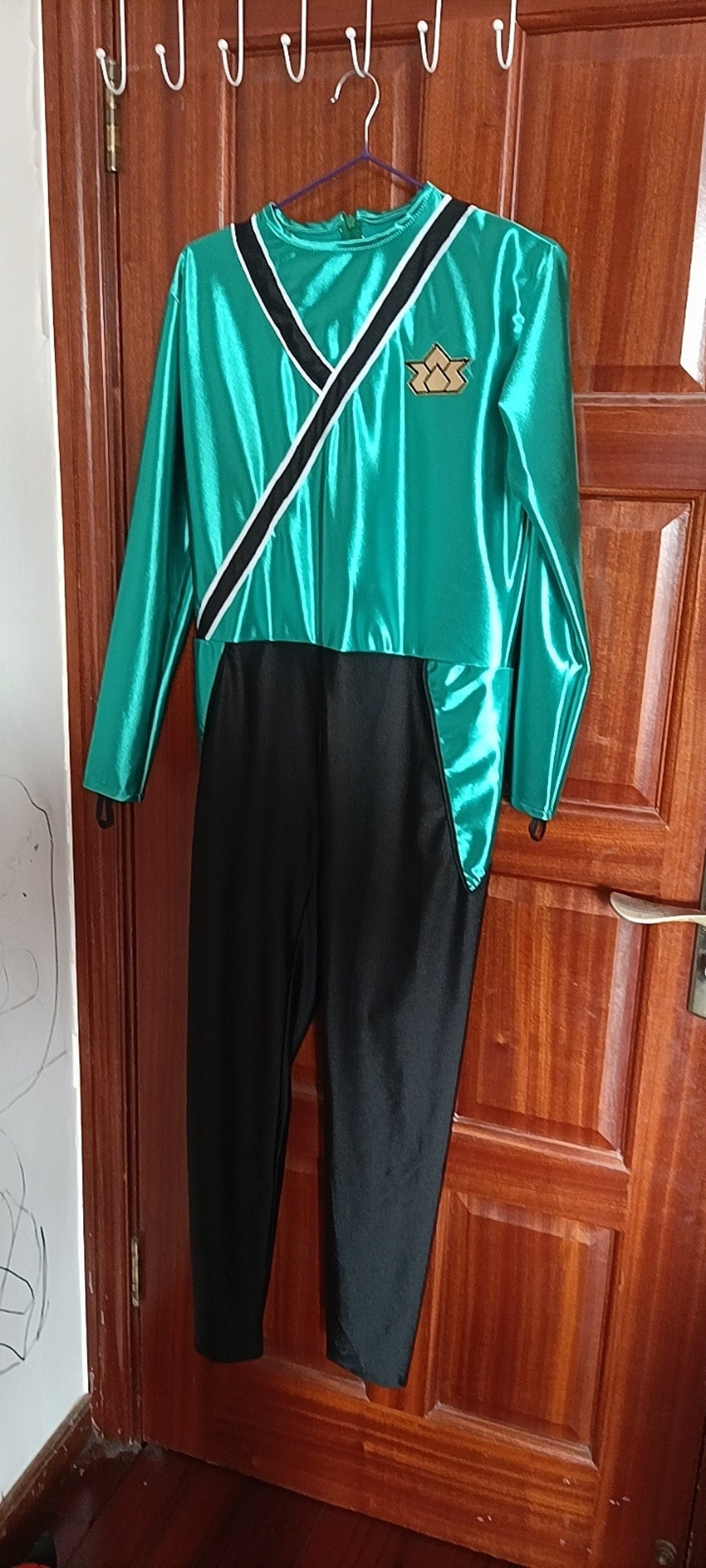 Green Samurai Power Ranger Full Set Cosplay Costume Custom-madeall ...