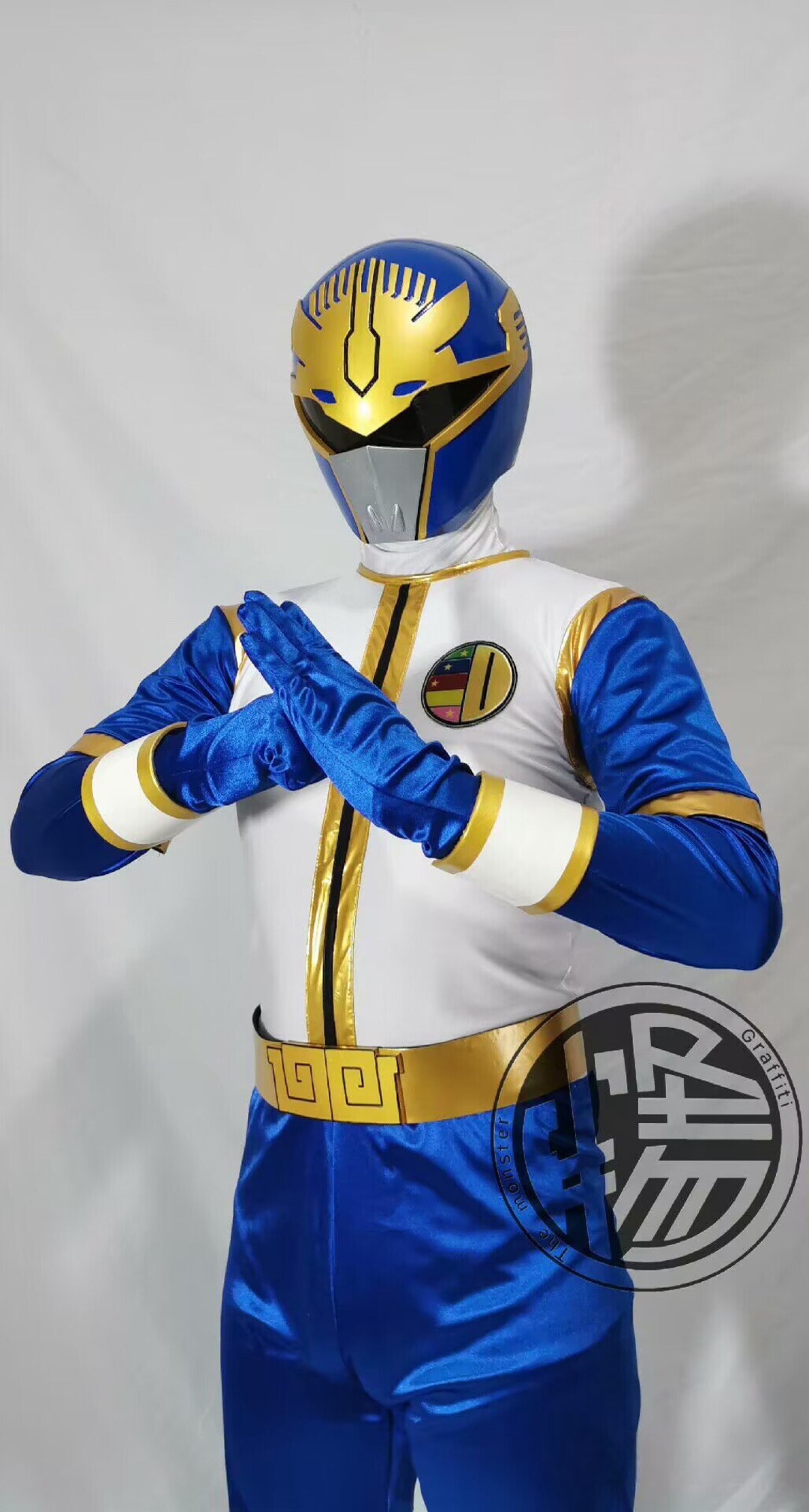 Gosei Sentai Dairanger Blue Full Set Cosplay Costume Custom-madeall ...