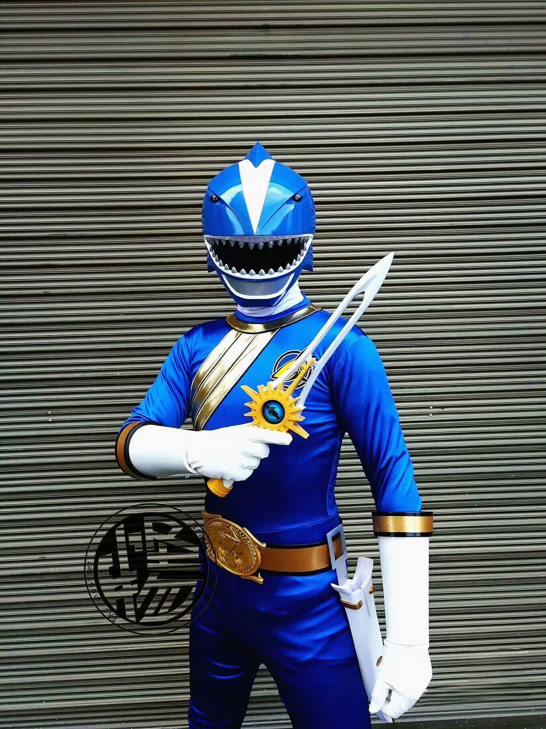 Wild Force Blue Shark Ranger Cosplay Full-set Costume Custom-made - Etsy