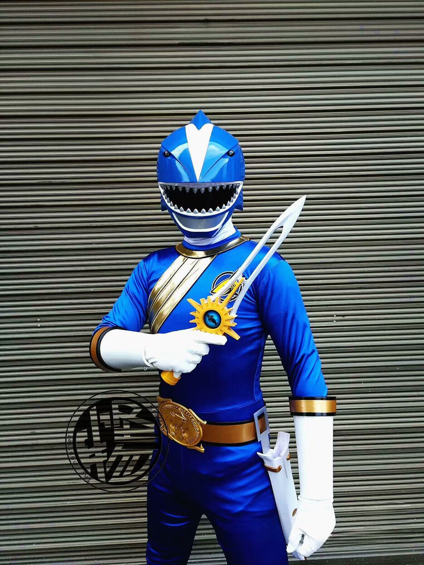 Wild Force Blue Shark Ranger Cosplay Full-set Costume Custom-made - Etsy