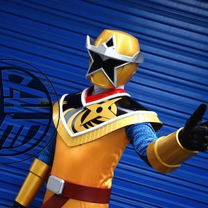Super Ninja Steel Gold Samurai Ranger Levi Weston Full Set Cosplay ...
