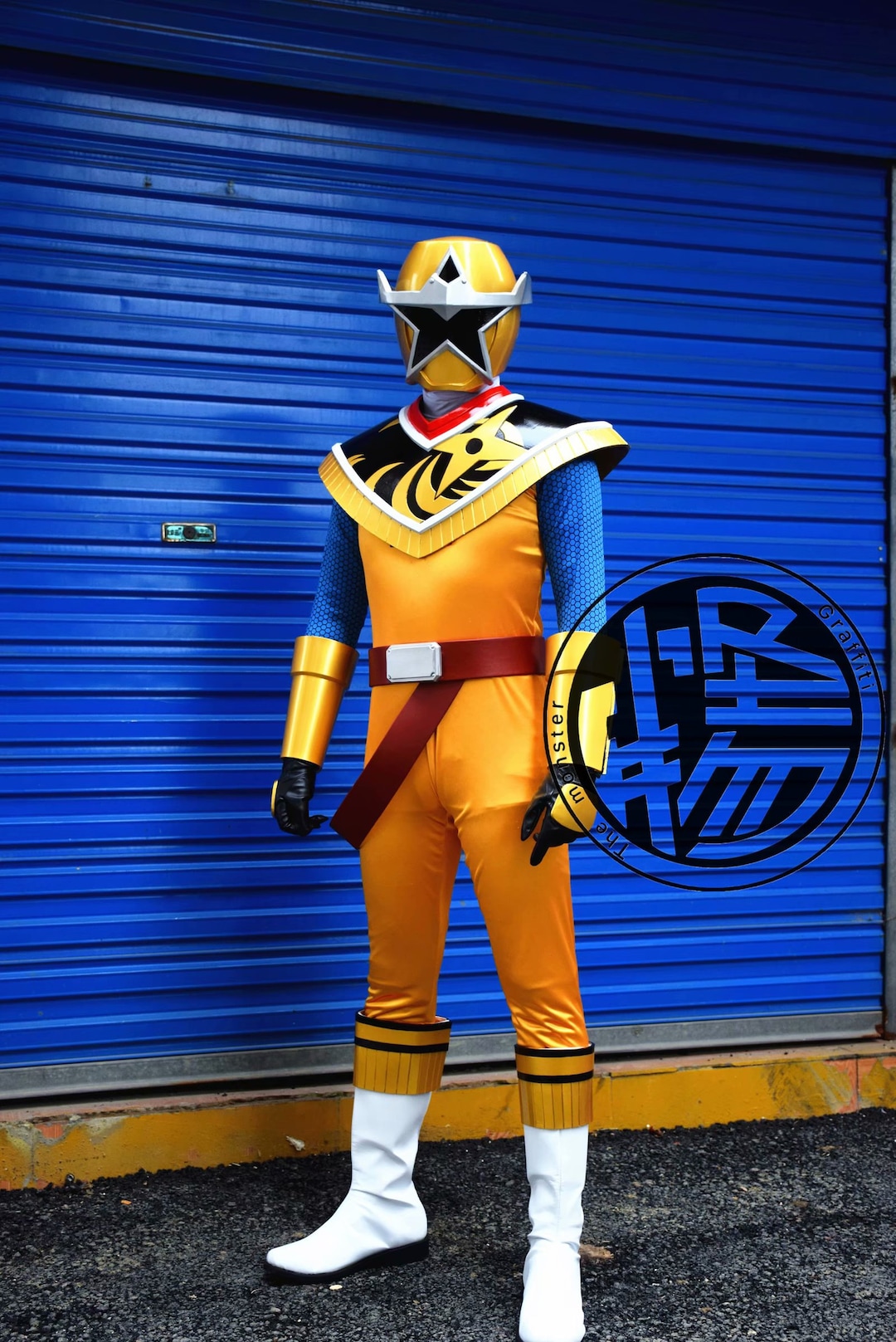 Super Ninja Steel Gold Samurai Ranger Levi Weston Full Set Cosplay ...