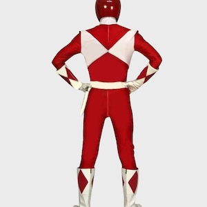 MMPR Rangers Red Rocky Desantos Full Set Cosplay Costume Custom-made - Etsy