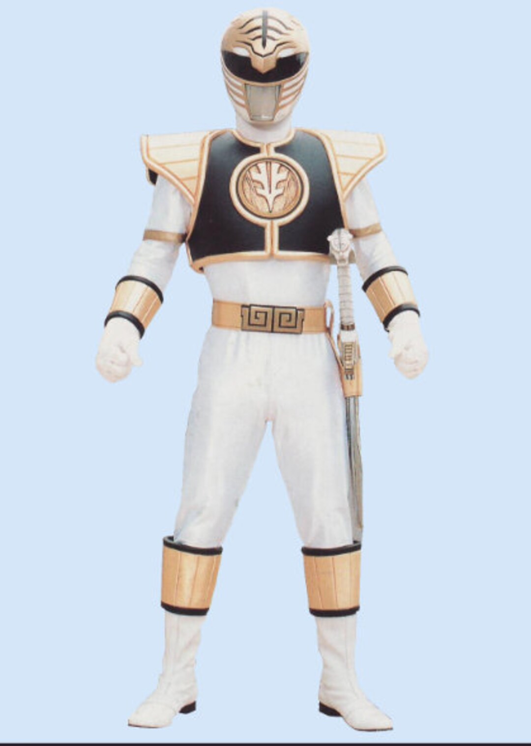 White Ranger From MMPR2 Cosplay Costume Full Set - Etsy