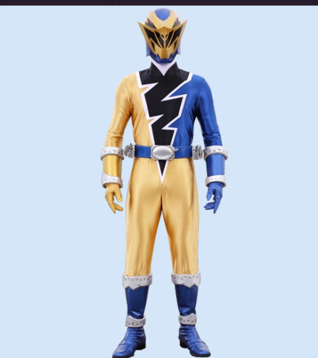 Power Rangers Dino Fury Golden Ranger Aiyon Cosplay Costume Full Set - Etsy