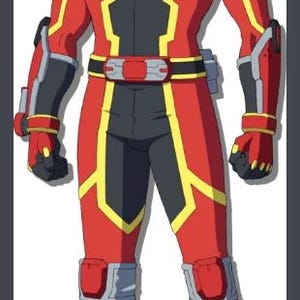 Kizuna Red Power Ranger Cosplay Costume Full Set - Etsy