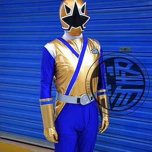 SUPER SAMURAI Gold Samurai Ranger Antonio Garcia Full Set Cosplay ...