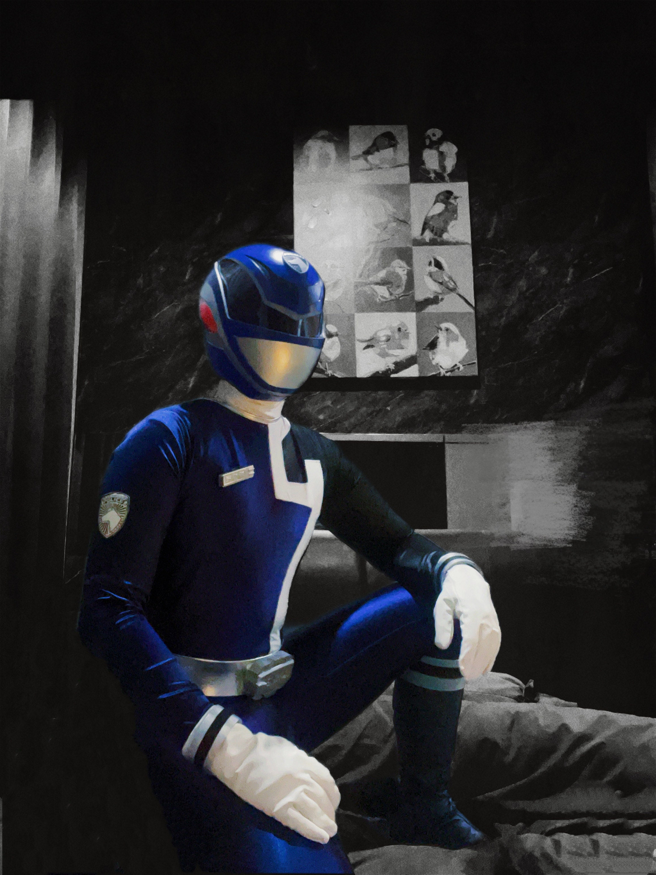 Blue S.P.D Ranger Cosplay Costume Full Set - Etsy