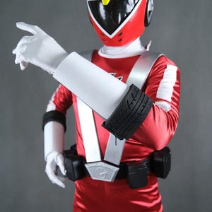 Power Rangers RPM Operator Series Red Full Set Cosplay Costume Custom ...