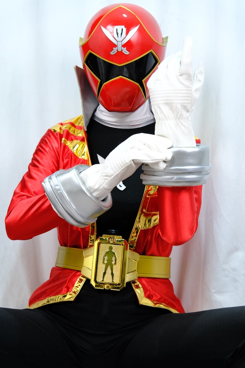 Super Megaforce Ranger Red Troy Burrows Full Set Cosplay Costume Custom ...