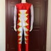 Power Ranger Dino Charge Kyoryu Red Carnival Wearable Cosplay Costume ...