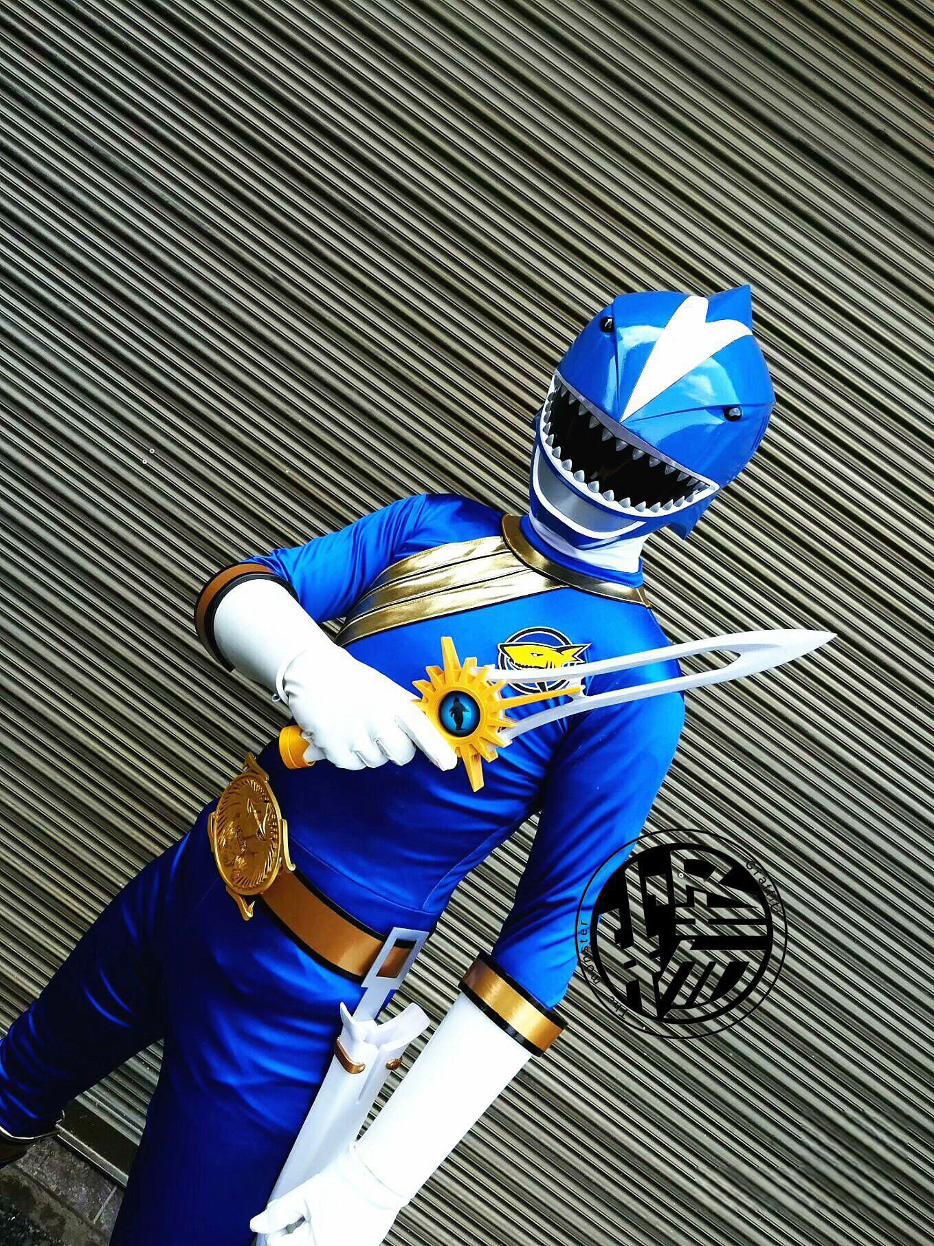 Wild Force Blue Shark Ranger Cosplay Full-set Costume Custom-made - Etsy