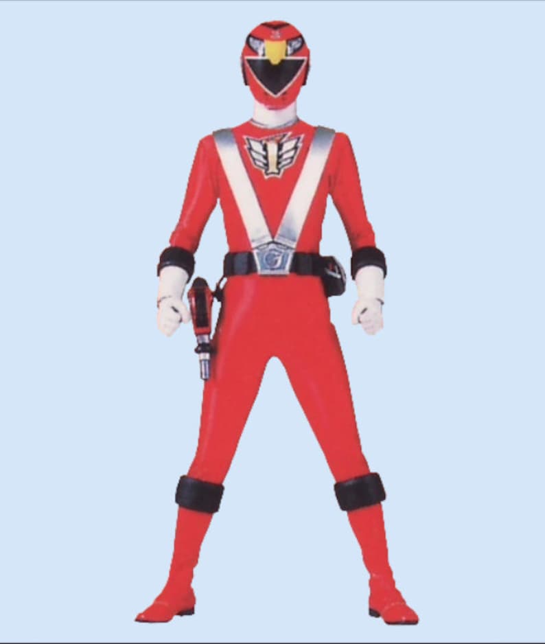 Power Rangers RPM Operator Series Red Full Set Cosplay Costume Custom ...