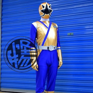 SUPER SAMURAI Gold Samurai Ranger Antonio Garcia Full Set Cosplay ...