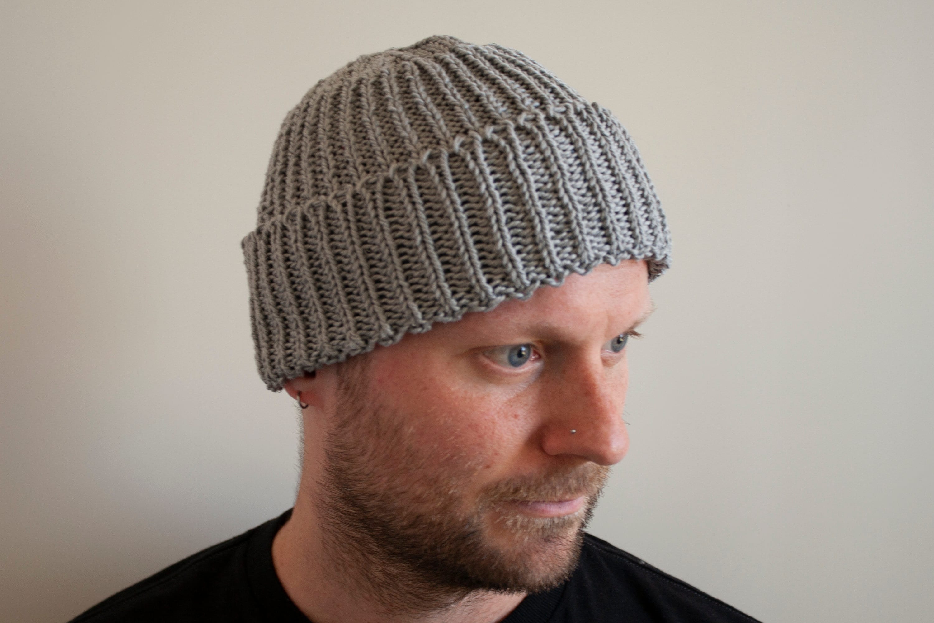 Adult Reflective Cotton Ribbed Hat - Brimmed Rib Design - Etsy UK